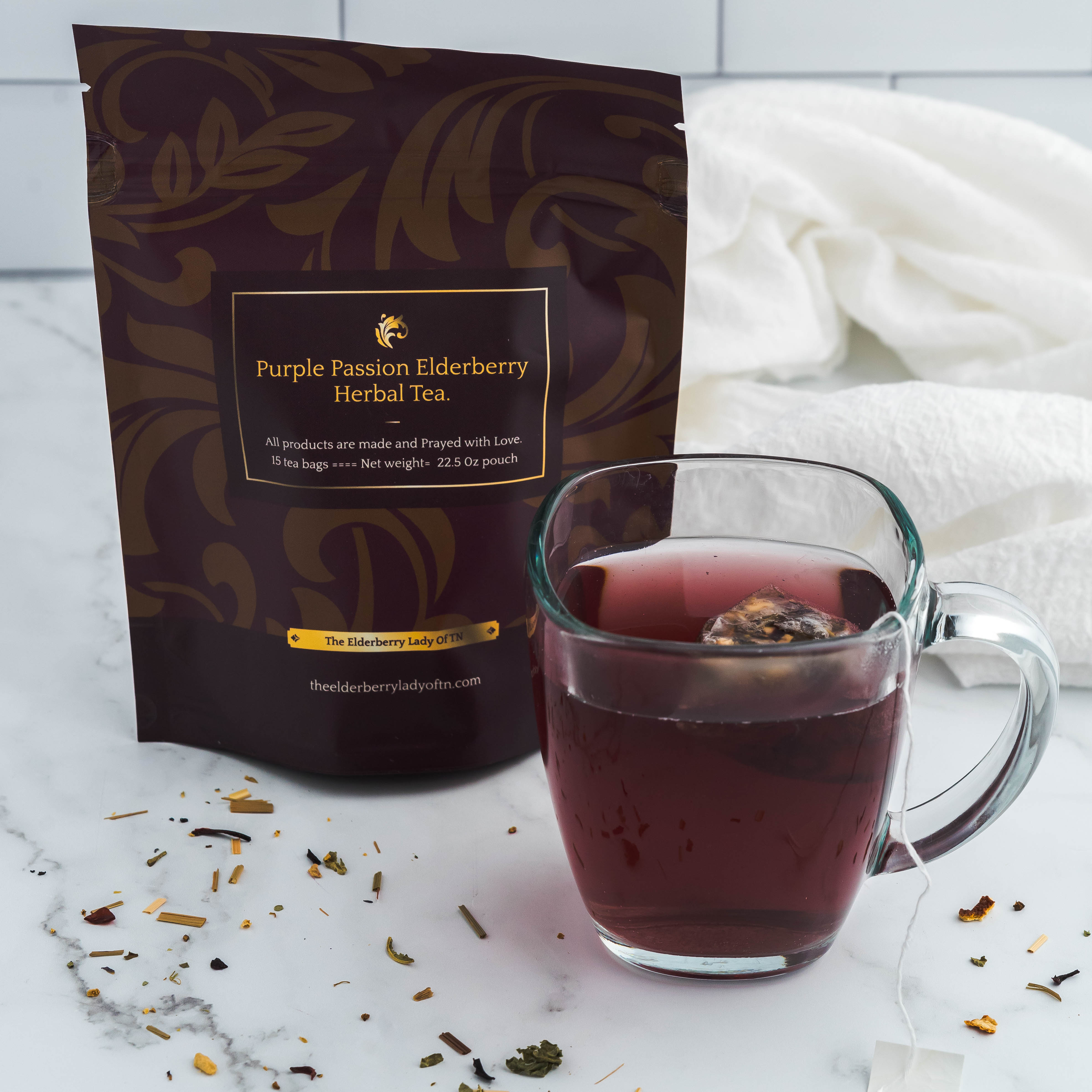Purple Passion Elderberry Tea